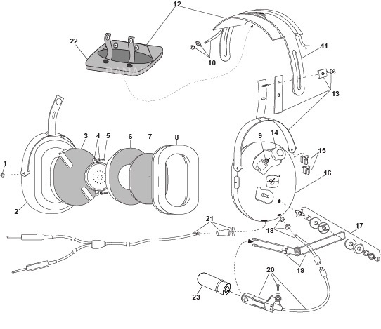 Repair Parts David Clark